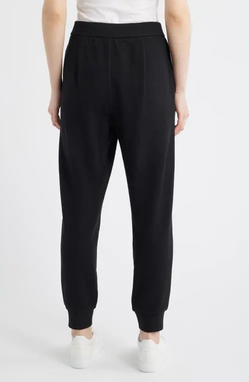 Eileen Fisher Waffle Knit Jogger Pants - Black