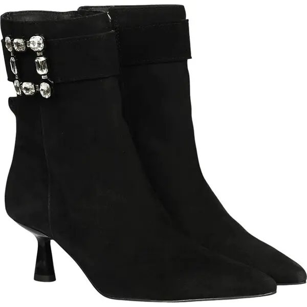 SAINT G Eishi Pointed Toe Bootie - Black