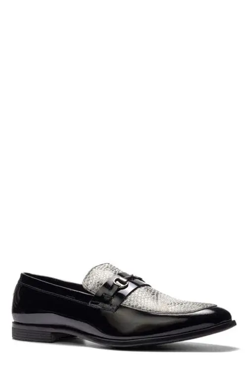 CARLOS BY CARLOS SANTANA Maestro Bit Loafer - Black Snake Print