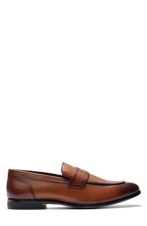 CARLOS BY CARLOS SANTANA Solstice Penny Loafer - Tan Leather