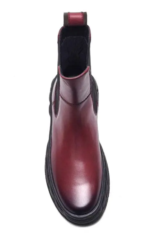 A. VEER Stratus Chelsea Boot - Bordeaux Leather
