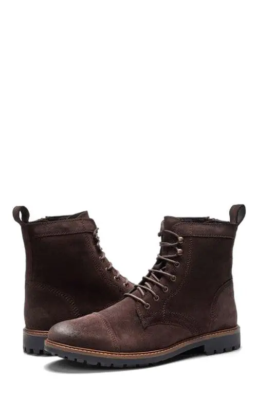 A. VEER Wilder Lace-up Boots - Brown Suede