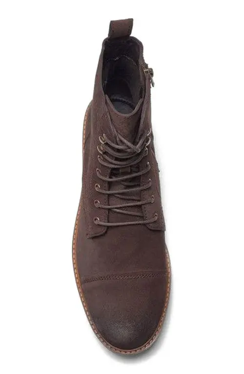 A. VEER Wilder Lace-up Boots - Brown Suede