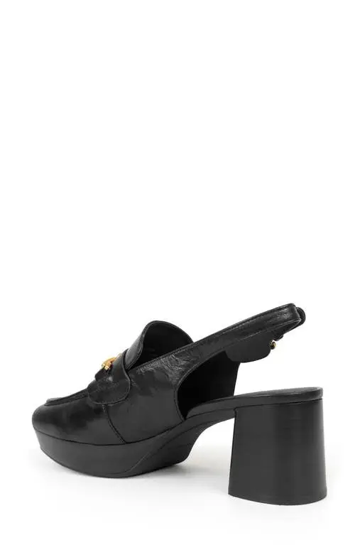 Aerosoles Sorin Slingback Bit Loafer Pump - 001-black Leather