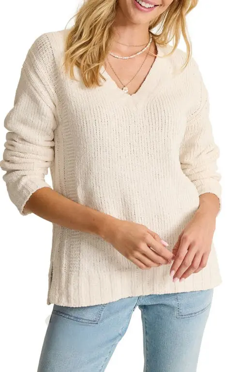 Tommy Bahama Malibu Chenille Sweater - Coconut
