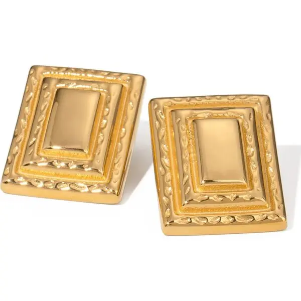 MACRAE & CO. Veronica Stud Earrings - Gold