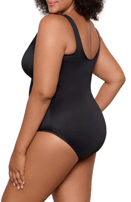 Miraclesuit Solid Revele One-piece Swimsuit - Black