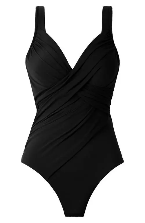 Miraclesuit Solid Revele One-piece Swimsuit - Black