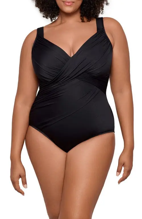 Miraclesuit Solid Revele One-piece Swimsuit - Black