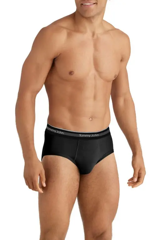 Tommy John 3-pack Comfort Micro Briefs - Black Turbulence Monument