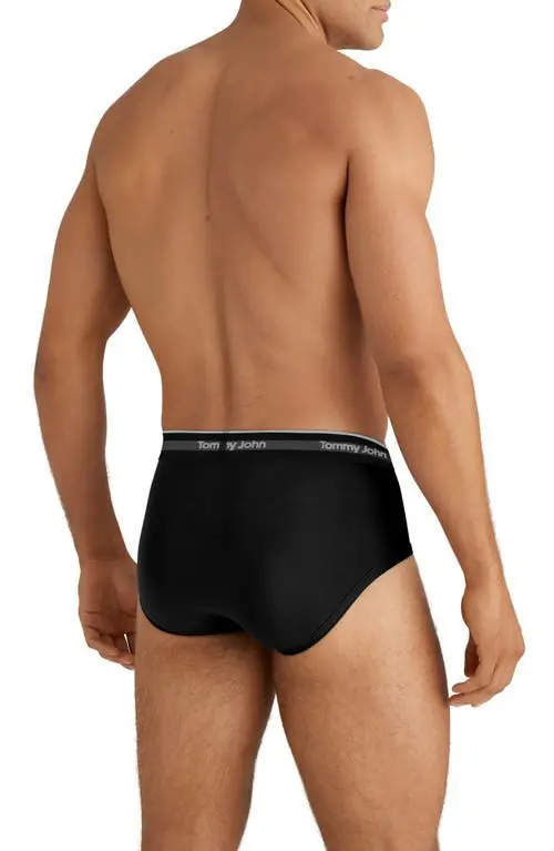 Tommy John 3-pack Comfort Micro Briefs - Black Turbulence Monument
