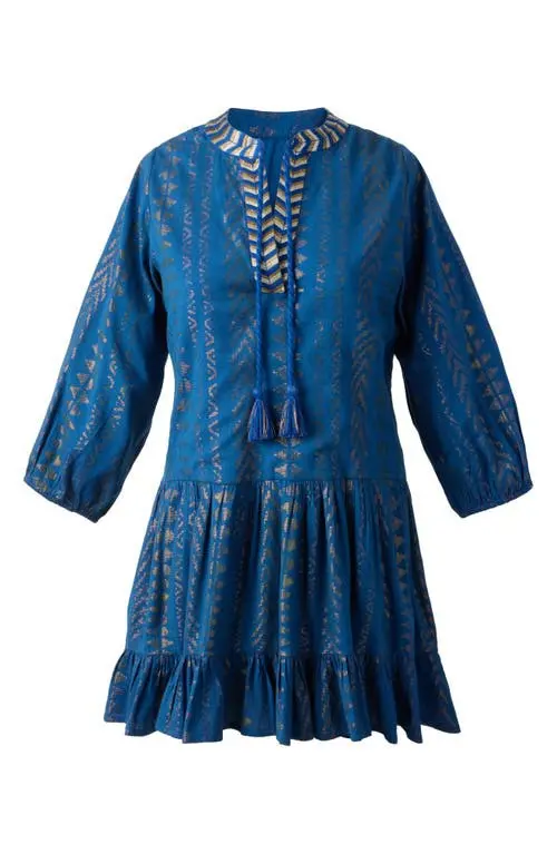 Miraclesuit Metallic Jacquard Cover-up Dress - Twilight