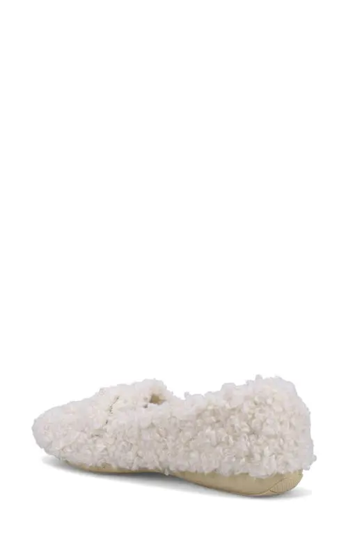 Ron White Teddy Wool Slippers - Ivory