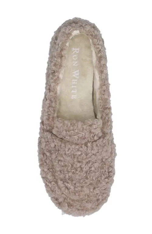 Ron White Teddy Wool Slippers - Mink