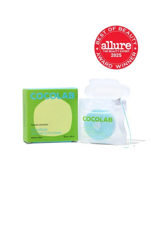 COCOLAB Cocofloss Refillable Coconut Mint Dental Floss