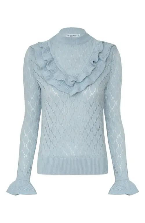 THE LULO PROJECT Pointelle Stitching Sweater