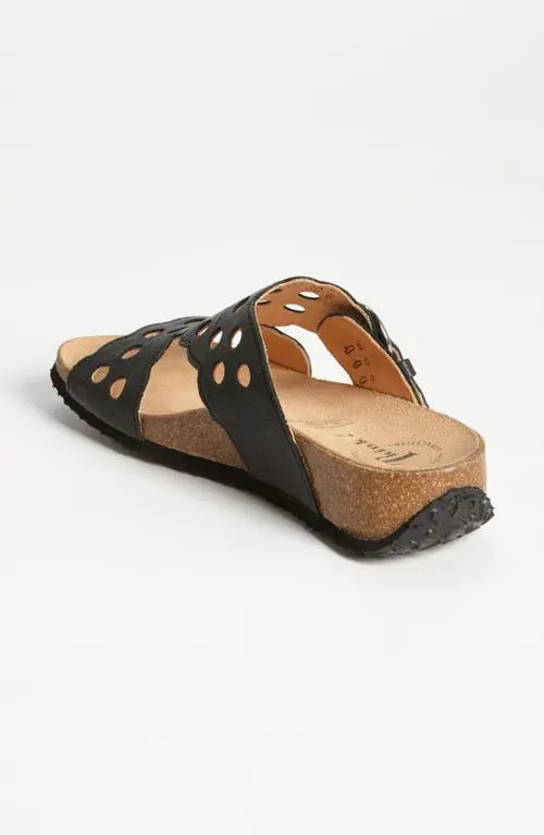 Think! Mizzi T-strap Sandal - Black