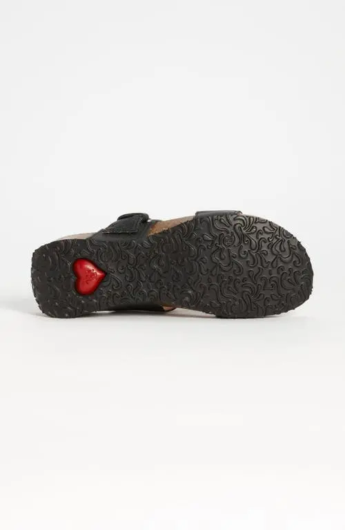 Think! Mizzi T-strap Sandal - Black