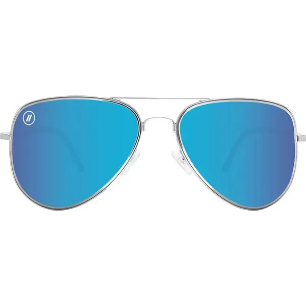 BLENDERS EYEWEAR 58mm Polarized Aviator Sunglasses - Blue Angel
