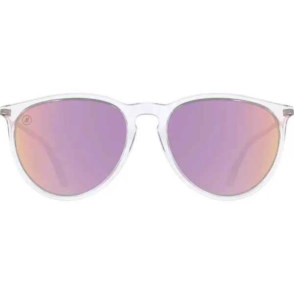 BLENDERS EYEWEAR 53.8mm North Park Polarized Round Sunglasses - Aspen Rose