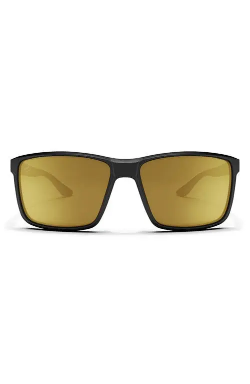 BLENDERS EYEWEAR 57mm Polarized Square Sunglasses - Matte Black