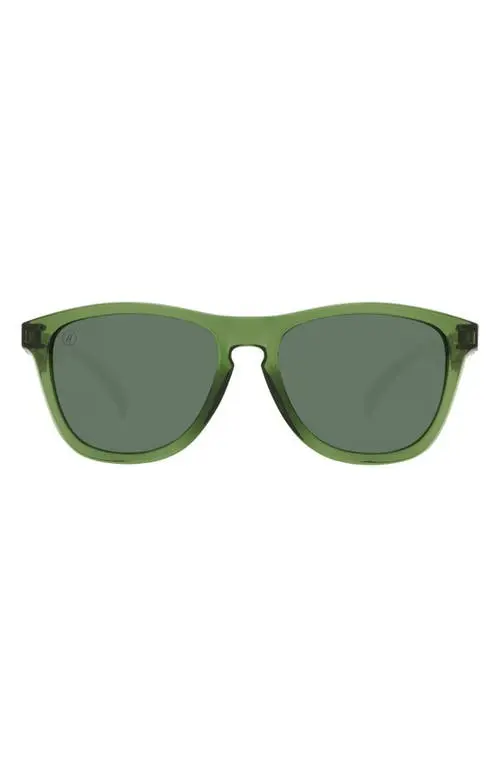 BLENDERS EYEWEAR 53.5mm L-series Polarized Square Sunglasses - Pine