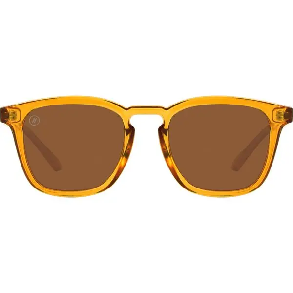 BLENDERS EYEWEAR Polarized Rectangular Sunglasses - Amber Coast