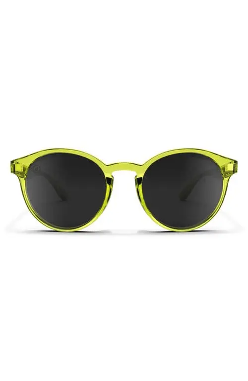 BLENDERS EYEWEAR Coastal Polarized Round Sunglasses - Spark Lime