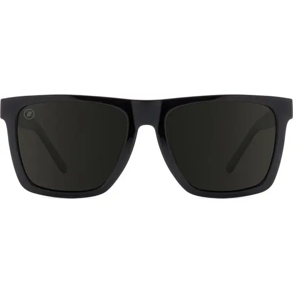 BLENDERS EYEWEAR 54mm Romeo Polarized Square Sunglasses - Blackjacket