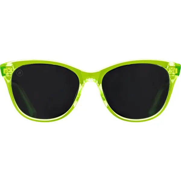 BLENDERS EYEWEAR 54mm Polarized Cat-eye Sunglasses - Spark Lime