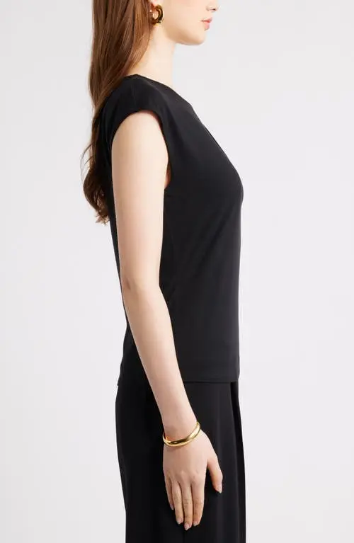 Nordstrom Hardware Accent Asymmetric Top - Black
