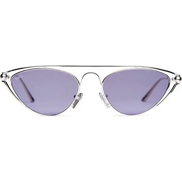 VADA Julia Cat-eye Sunglasses - Silver Titanium
