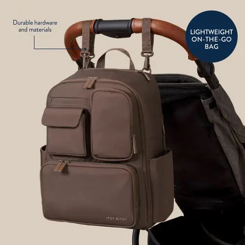 ITZY RITZY Belong Utility Backpack - Mocha