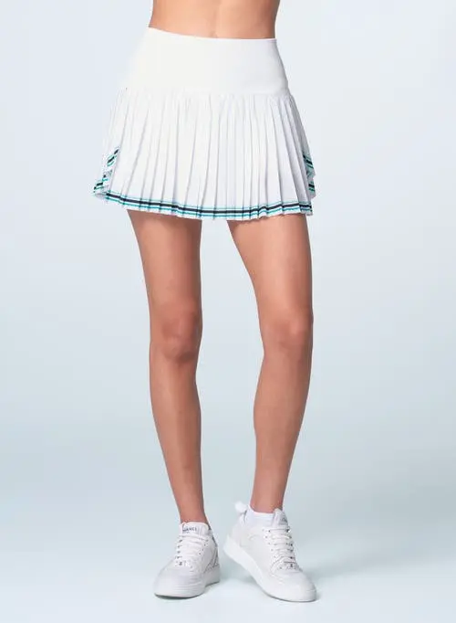 Lucky In Love Win It Pleated Skirt