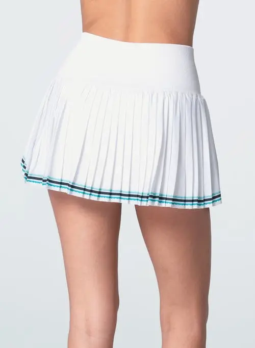 Lucky In Love Win It Pleated Skirt