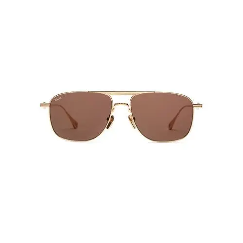 VADA Gator Sunglasses - Brown Gold Titanium