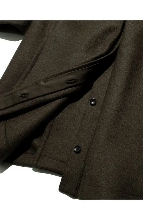 FORTELA Balbo Double-breasted Wool Coat - Green