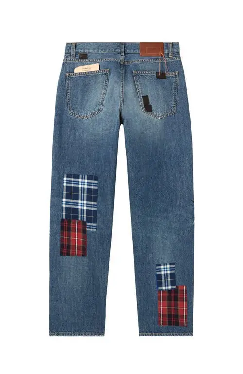 FORTELA Jill Custom Wash Five-pocket Denim Trousers - Multicolor