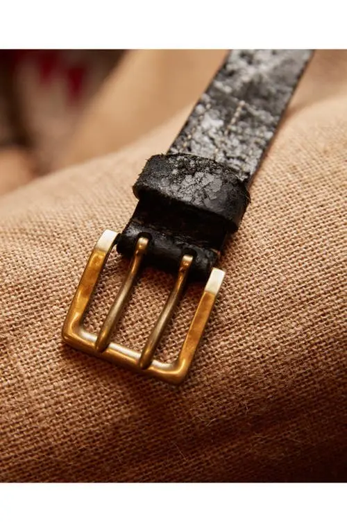 FORTELA Tasha Leather Belt - Black