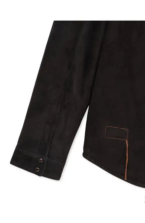 FORTELA Texas Shearling Shirt - Brown