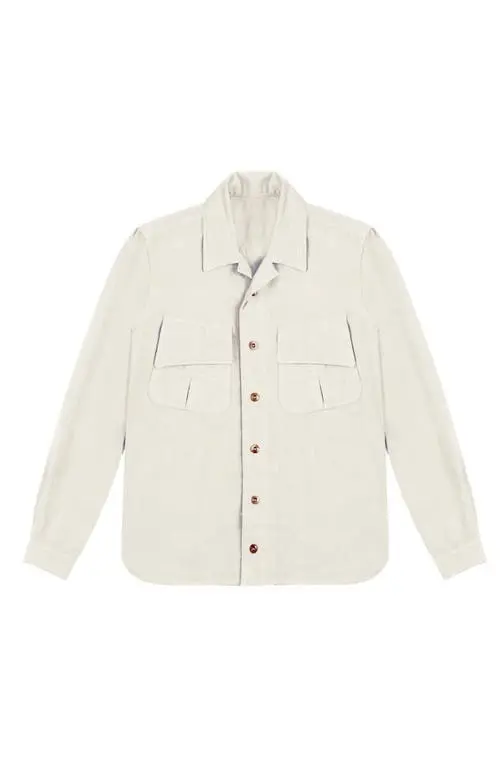 FORTELA Meckongt Cotton Overshirt - Off White
