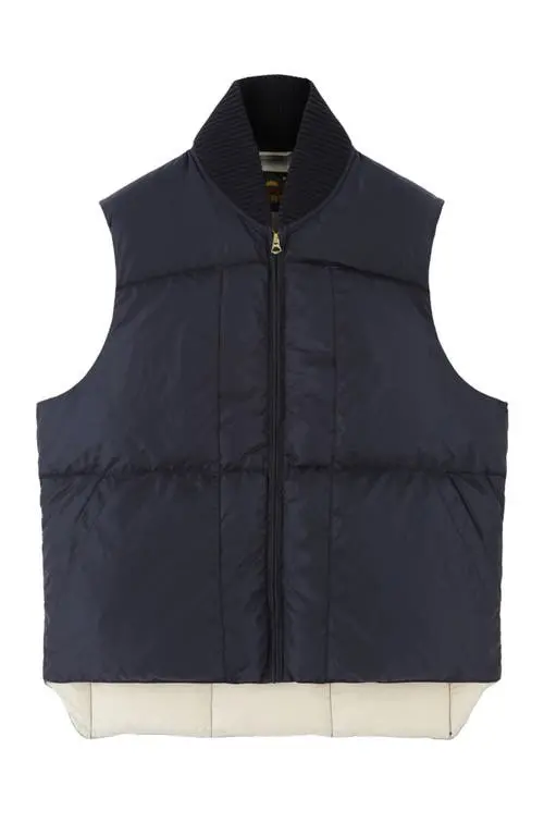 FORTELA Quilted Down Vest - Blue