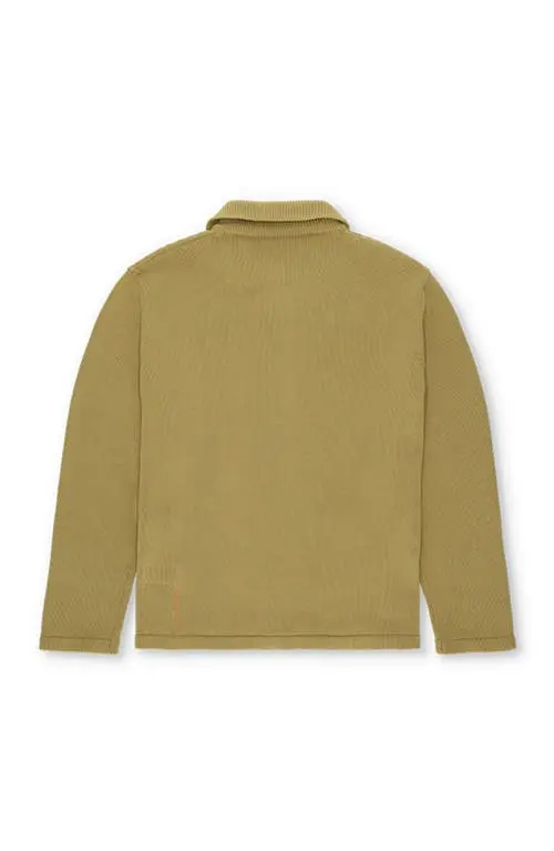 FORTELA Beta Cotton Cardigan - Olive