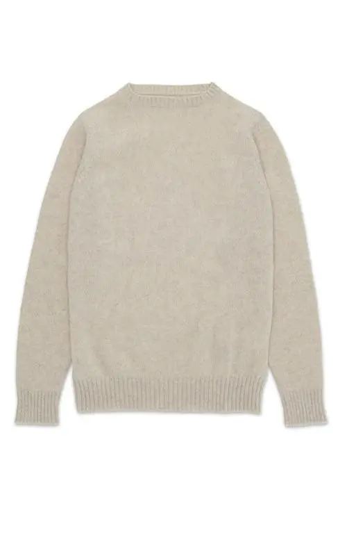 FORTELA Marco Alpaca Crewneck Sweater - Beige