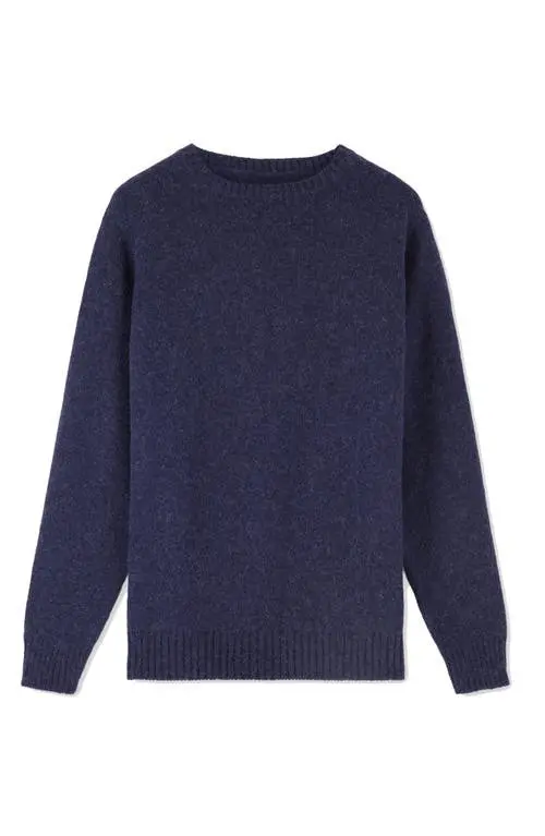 FORTELA Marco Alpaca Crewneck Sweater - Blue