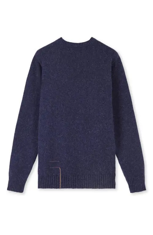 FORTELA Marco Alpaca Crewneck Sweater - Blue