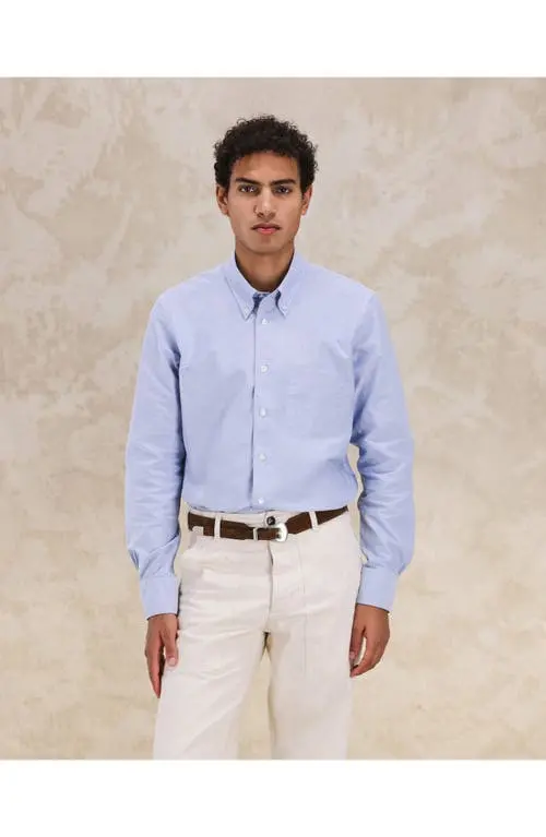FORTELA Costes Classic Cotton Shirt - Sky