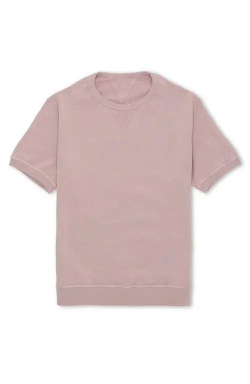 FORTELA Ohio Brushed Jersey Short Sleeve Sweatshirt - Pink