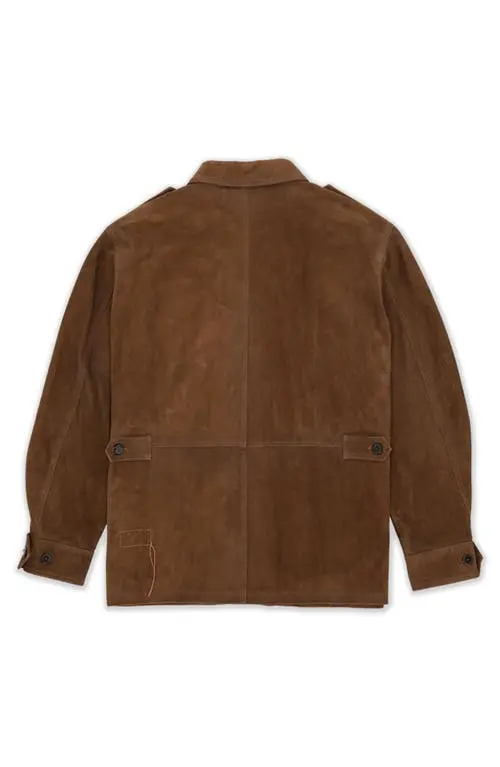 FORTELA Julian Jungle Suede Jacket - Brown