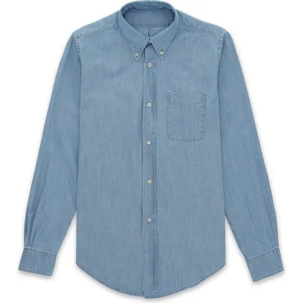 FORTELA King Chambray Shirt - Light Blue